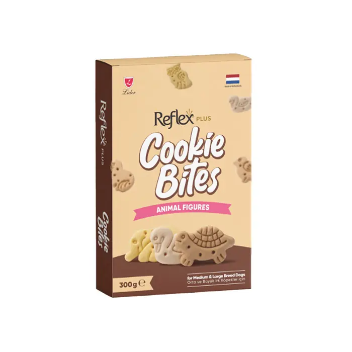 Reflex Plus Cookie Bites Animal Figures Orta ve Büyük Irk Yeşikin Köpek ...
