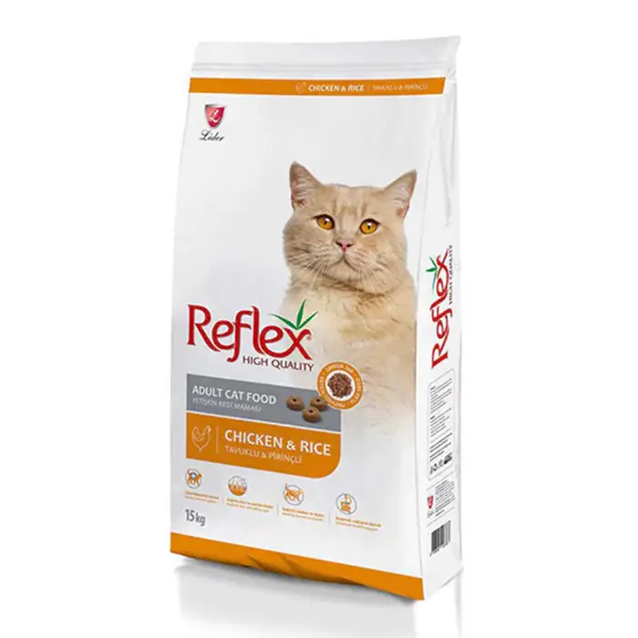 Reflex Tavuklu Yetişkin Kedi Maması 15 Kg | Bağışıklık Desteği - Petgross