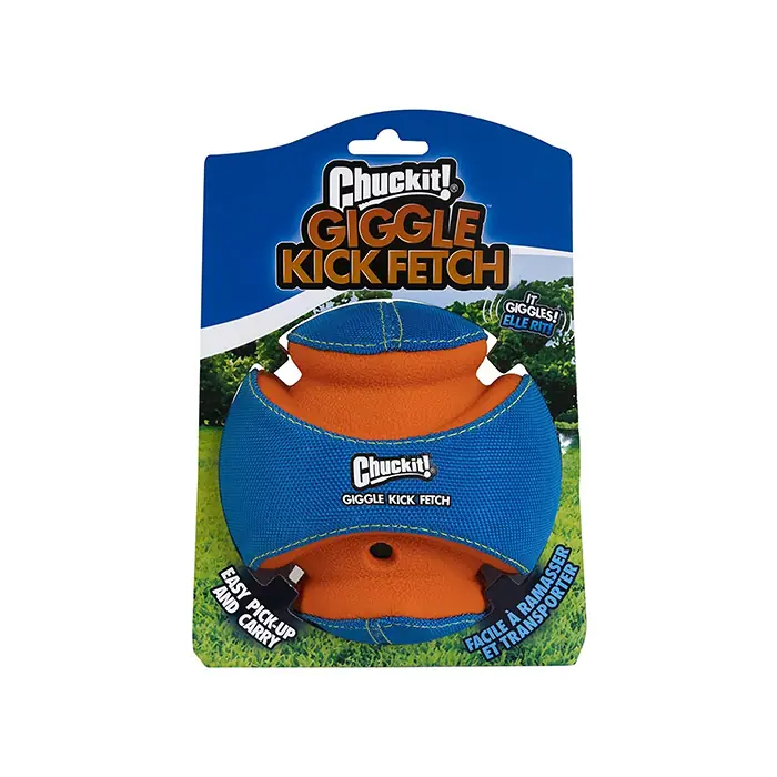 Chuckit! Giggle Kick Fetch Sesli Dayanıklı Köpek Oyun Topu