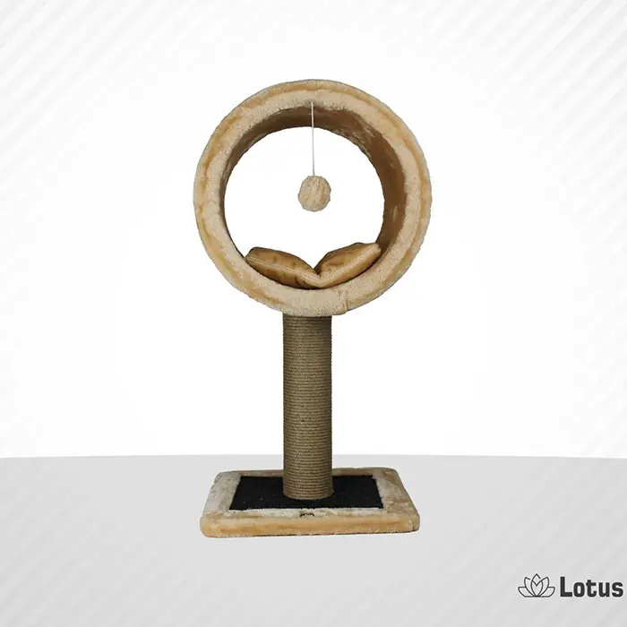 Lotus Bordo Bal Rengi Kedi Tırmalama