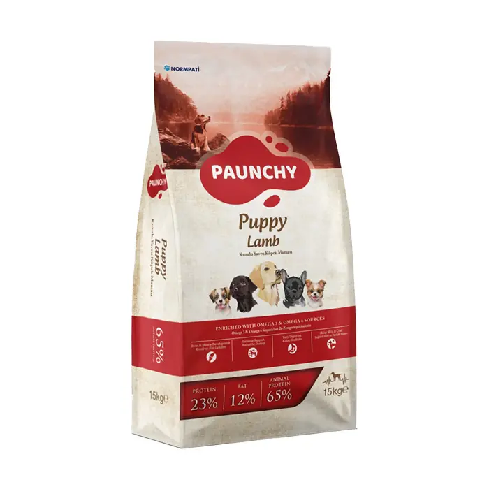 Paunchy Kuzu Etli Yavru Köpek Maması 15KG