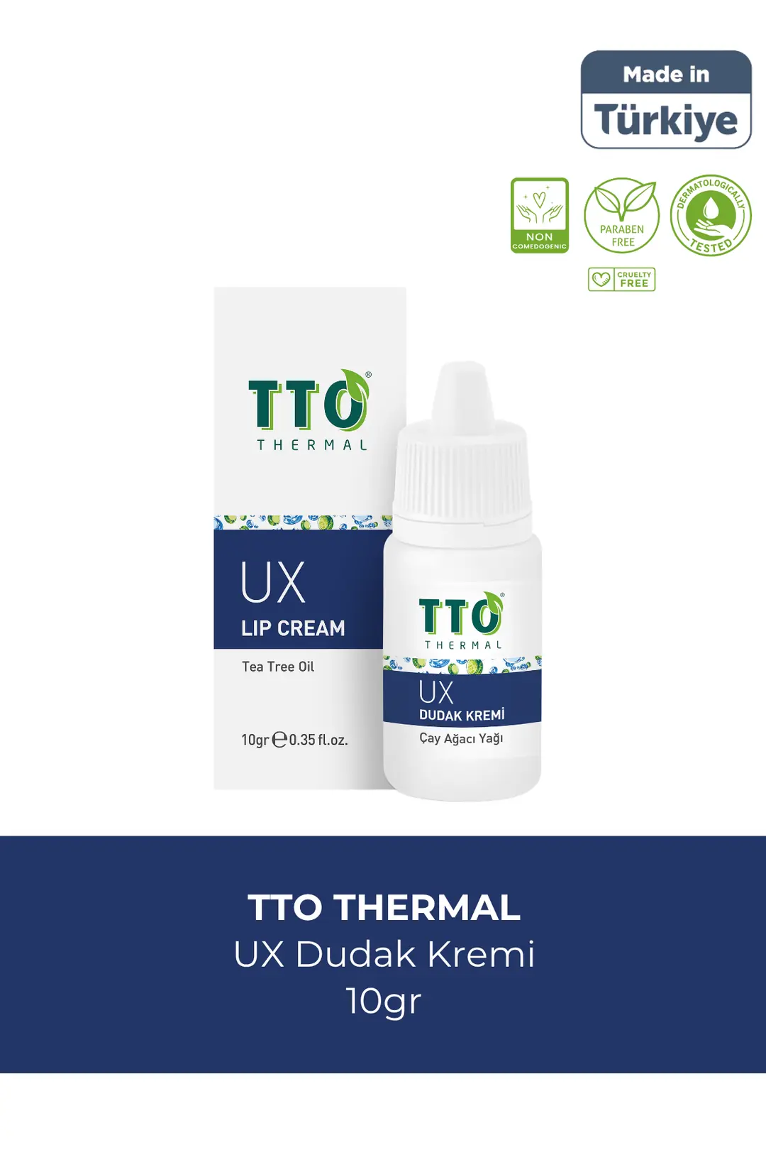 Ux Uçuk Kremi 7 ml 3 ml ( Çay Ağacı Yağı / Tea Tree Oil )