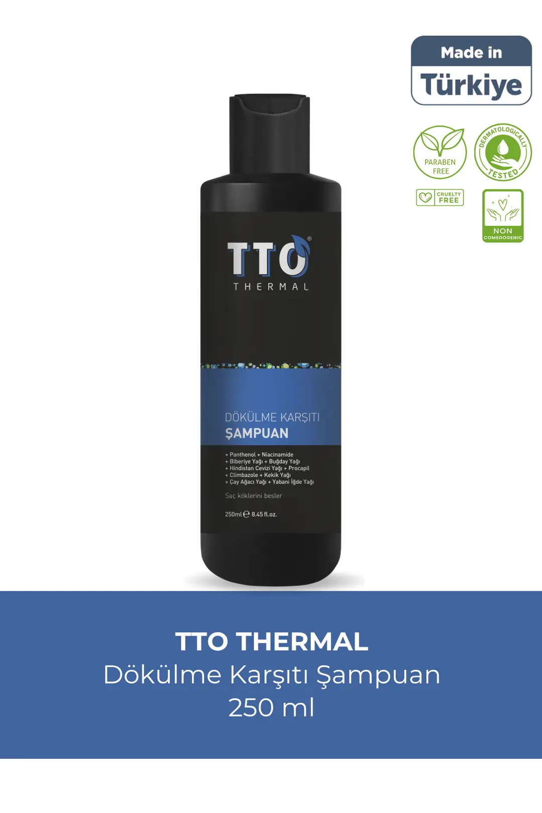 TTO Thermal Dökülme Karşıtı Şampuan 250 ml – Saç Güçlendirme & Onarım