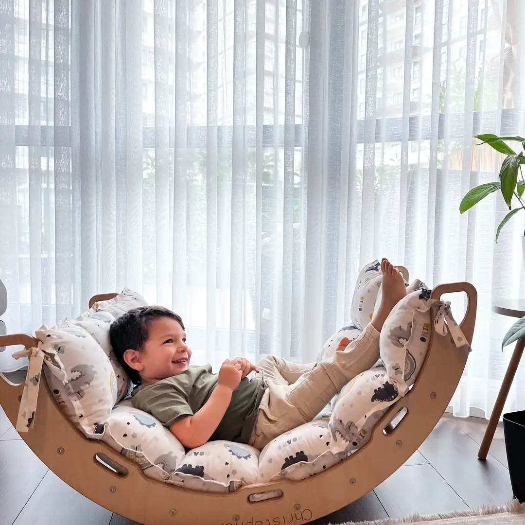 Pikler Ring (Rocker) & Climbing Set