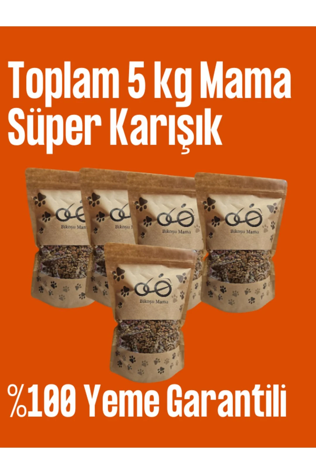 Süper Karışık %100 Yeme Garantili Kedi Maması 5 KG