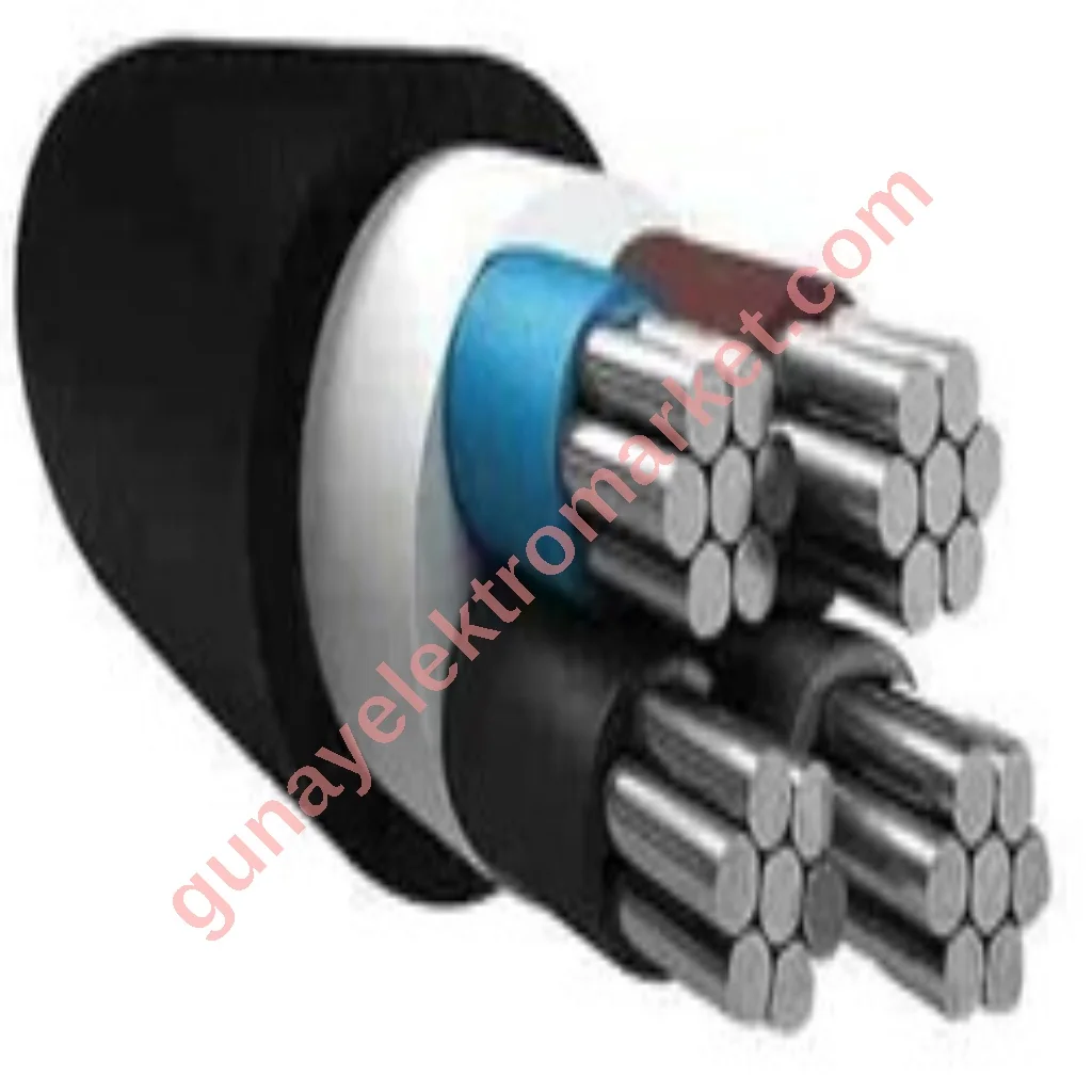 HES Kablo 4x50 mm² N2XH-HF Yanmaz Yeraltı Kablosu | Günay Elektromarket