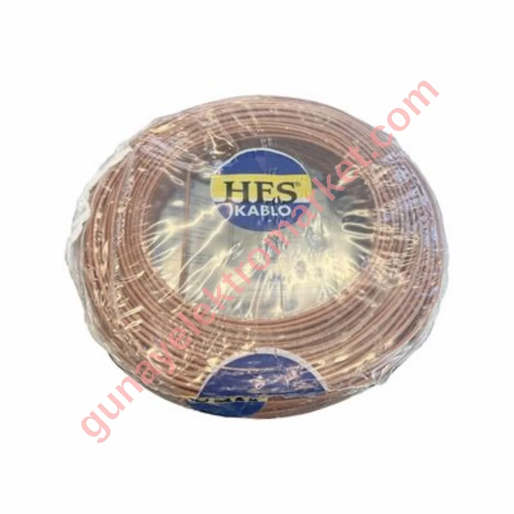 HES Kablo 2,5 mm² NYA-HF Yanmaz Kablo Kahverengi | Günay Elektromarket