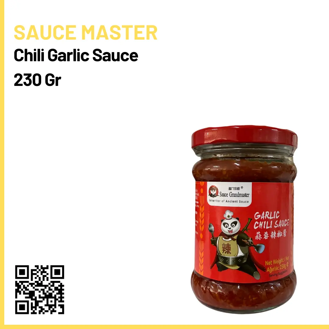 Sauce Master Chili Garlic Sauce 230 Gr (Sarımsaklı Acı Biber Sos ...