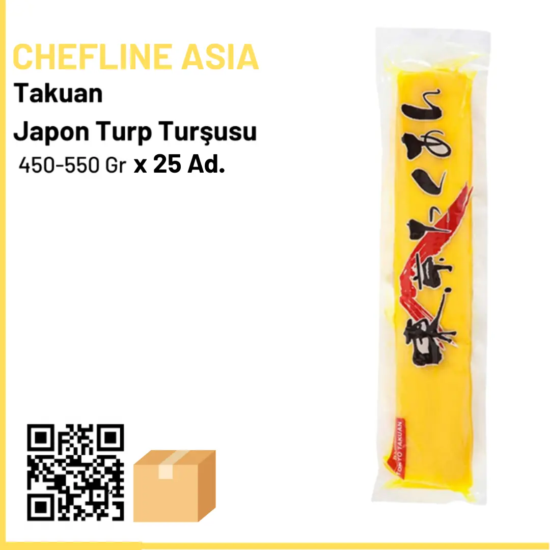 Chefline Asia Takuan Japanese Radish Pickle 450-550 gr x25 (Name: 229₺)