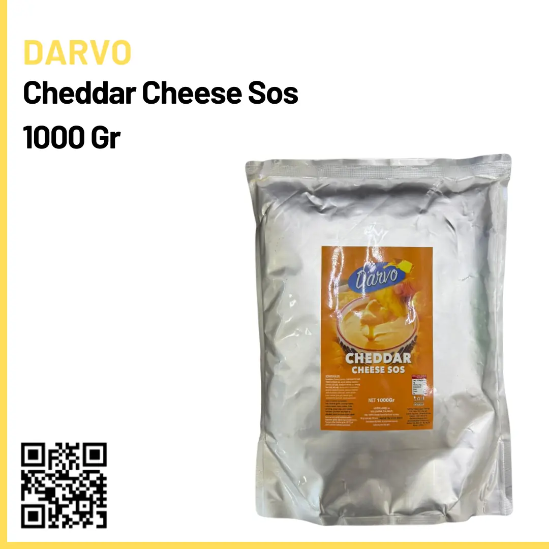 Darvo Cheddar Cheese Sos 1000 Gr