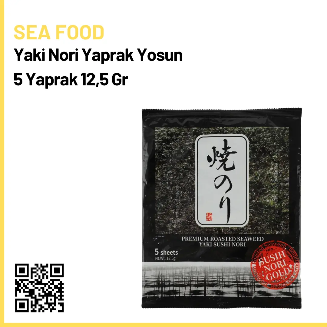 Sea Food Yaki Nori Yaprak Yosun 5 Yaprak 12,5 Gr - | Türkiye’nin En ...