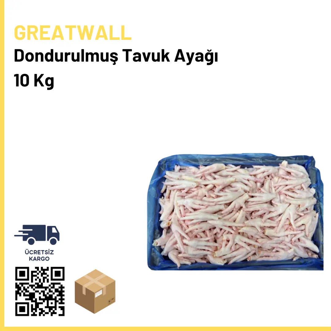 Greatwall Dondurulmuş Tavuk Ayağı 10 kg - GREATWALL GIDA | Türkiye’nin ...
