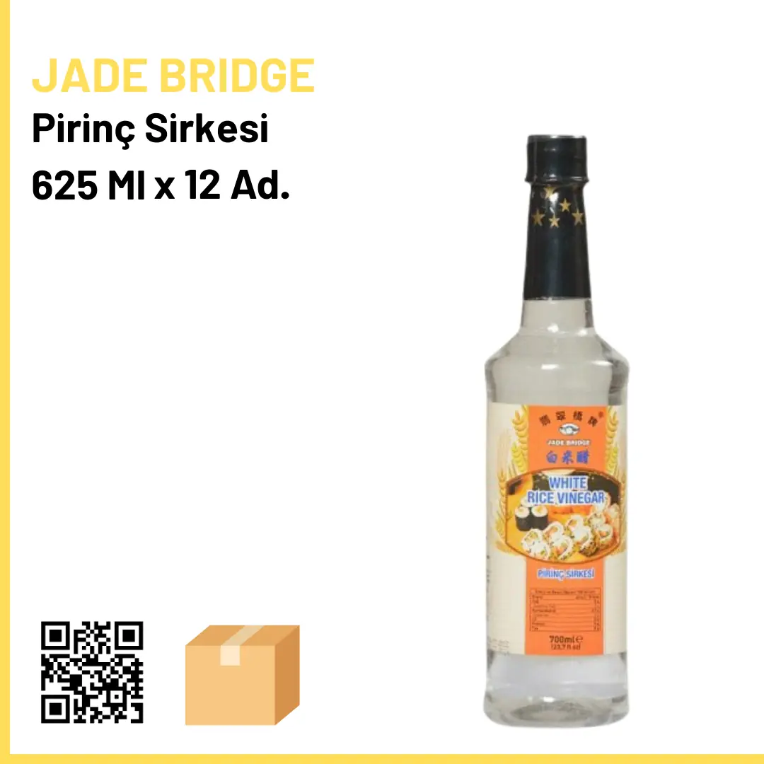 Jade Bridge Pirinç Sirkesi 625 ml x12 (Ad: 180₺) - JADE BRİDGE ...