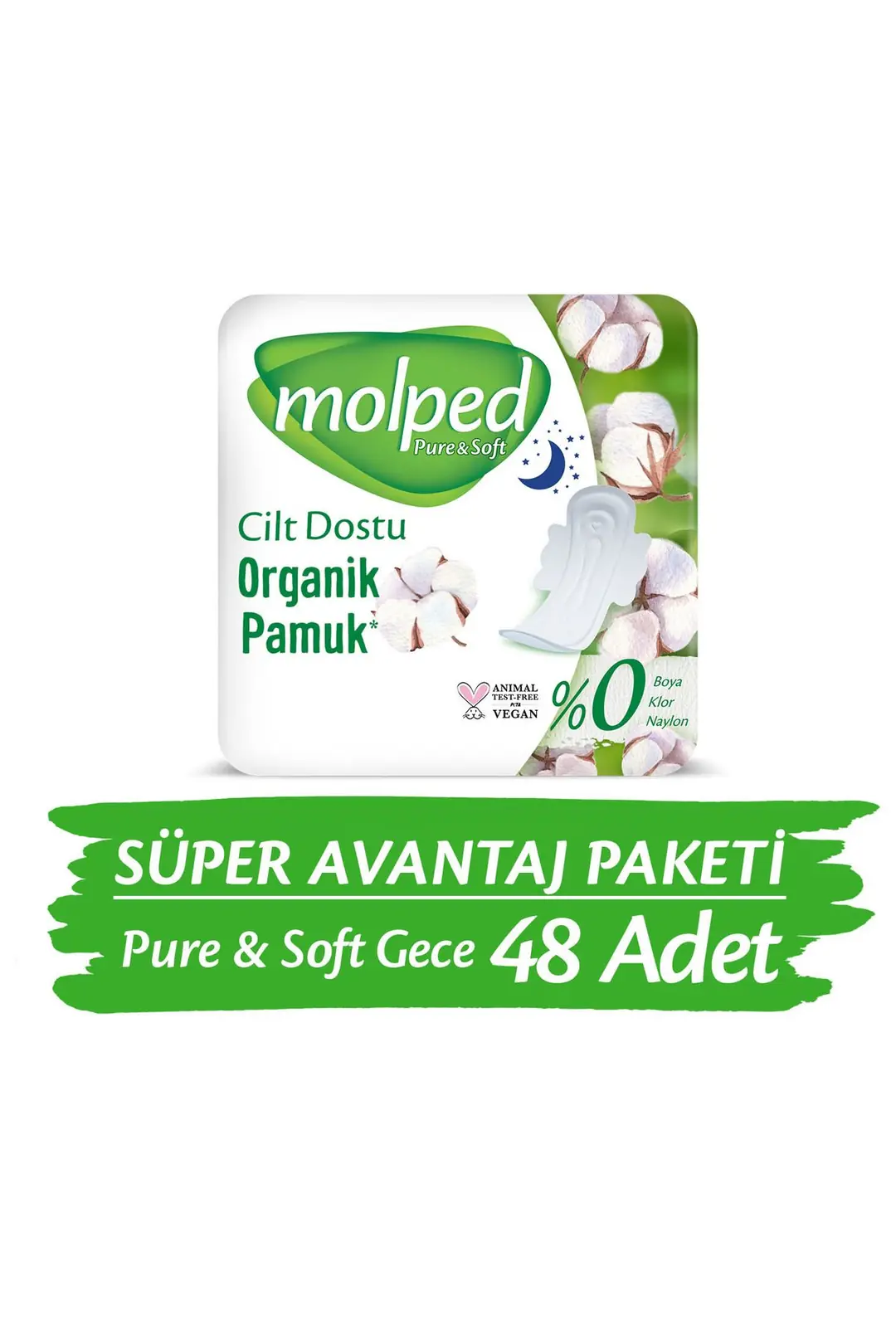 Molped Pure&soft Gece Süper Avantaj Paket 48 Adet sizin için en iyisi ...