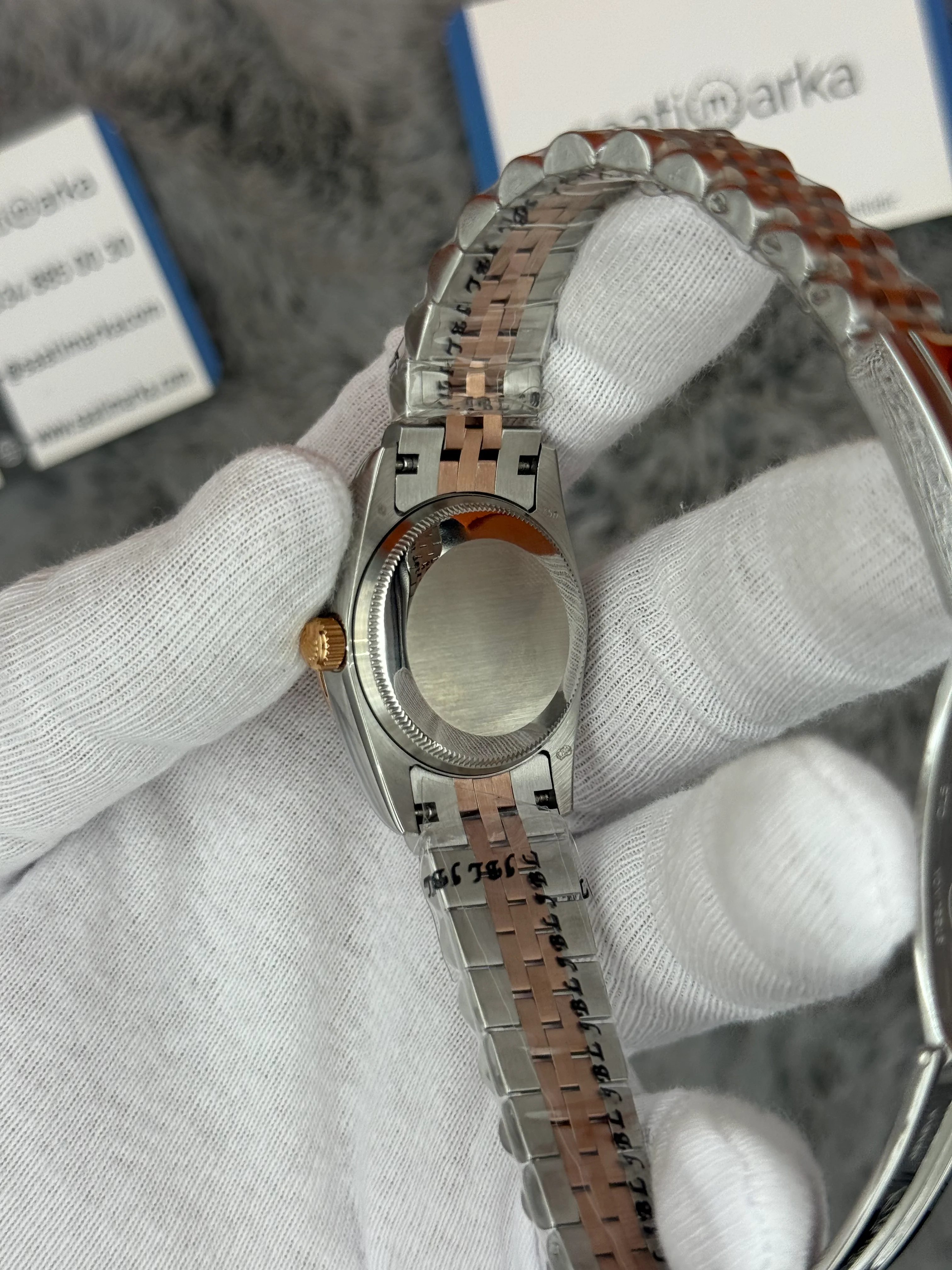 ROLEX DATEJUST 31MM GRİ KADRAN ROSE SİLVER KASA KORDON JUBİLEE