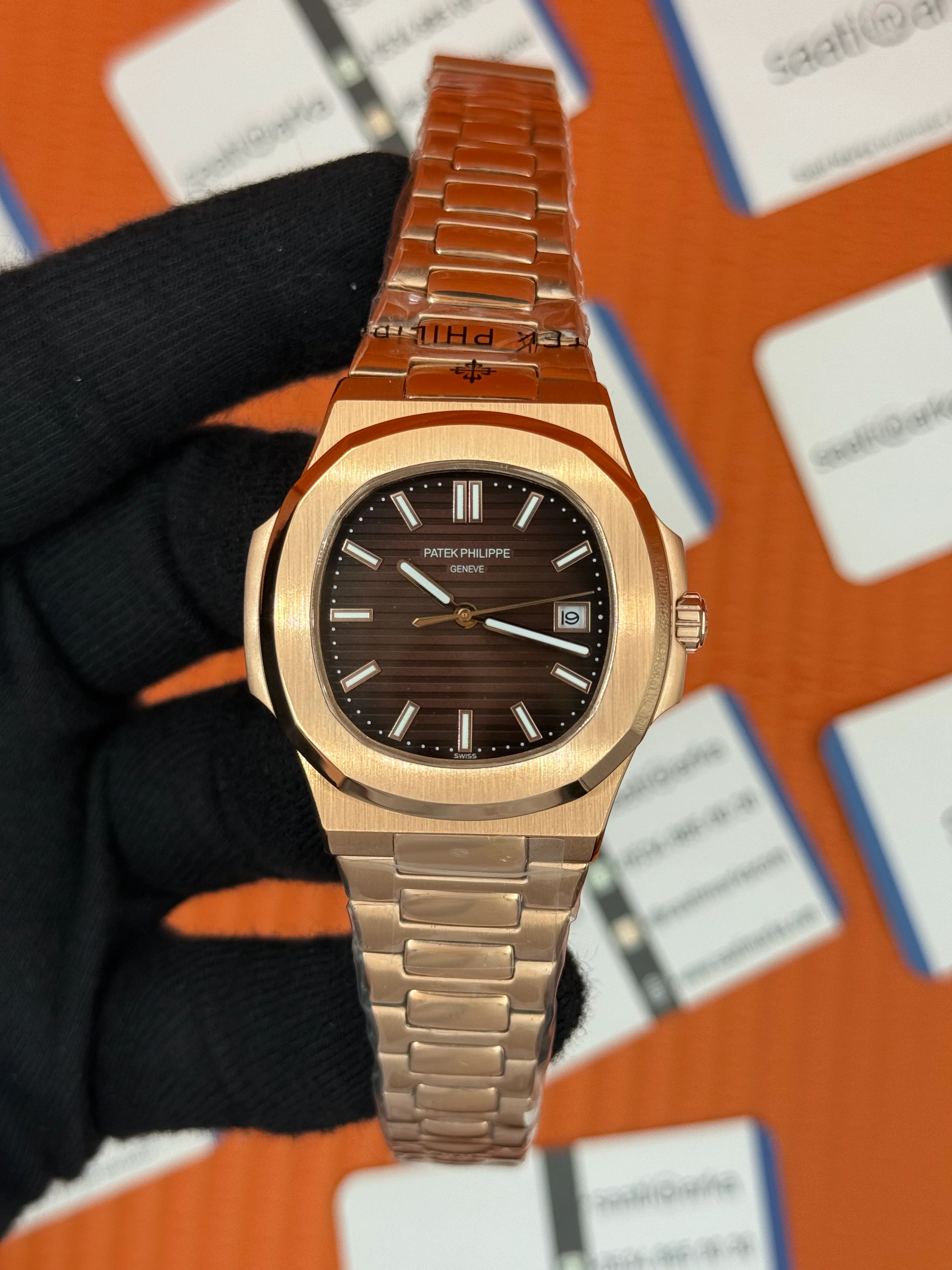 PATEK PHILIPPE chocolate rose kasa rose kordon