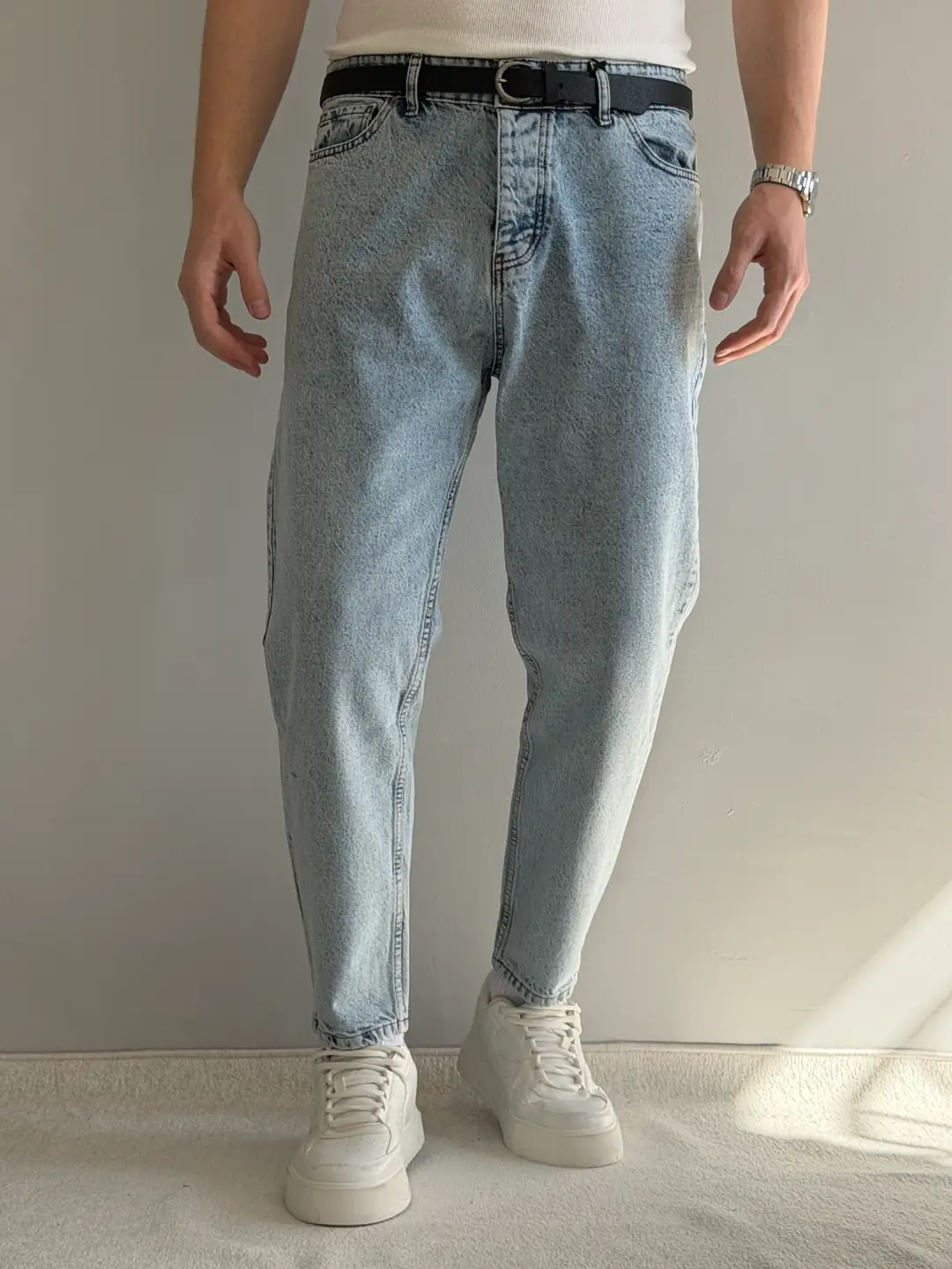 Prime Yüksek Kalite Boyfriend Kalıp Likralı Kot Pantolon