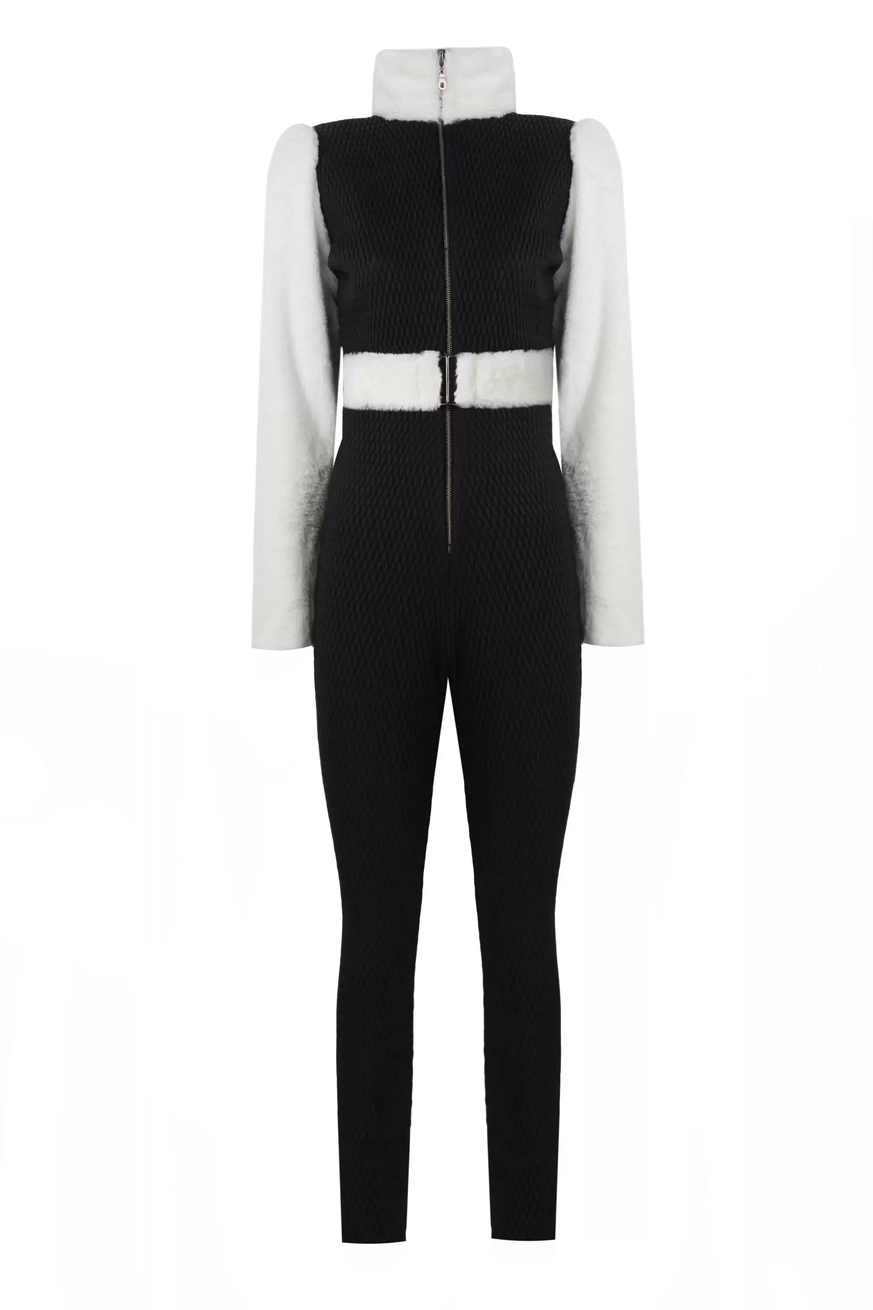 Black White Fluffy Jacket black-white-fluffy-jacket