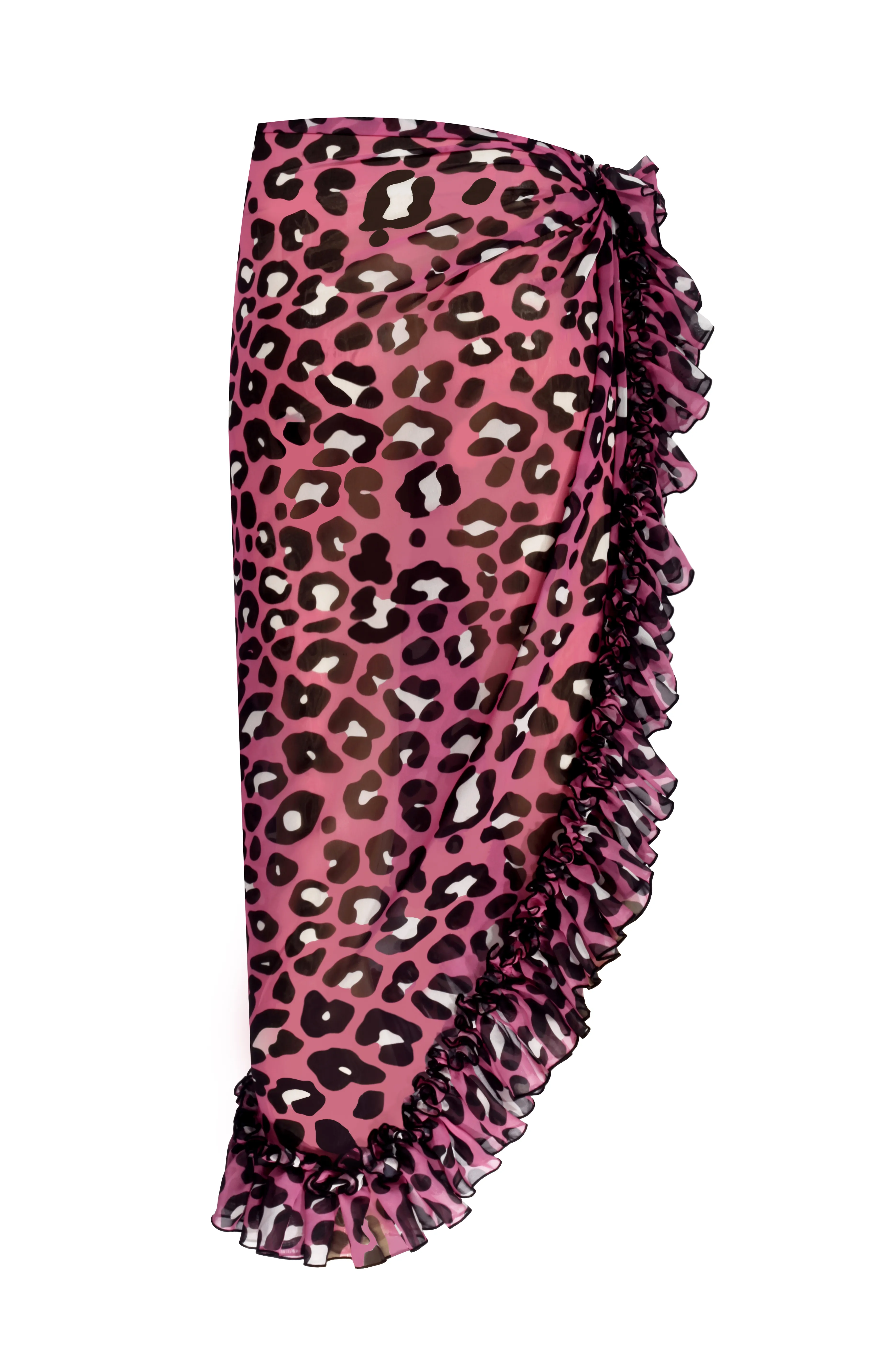 Lily Long Pink Leo Pareo Etek