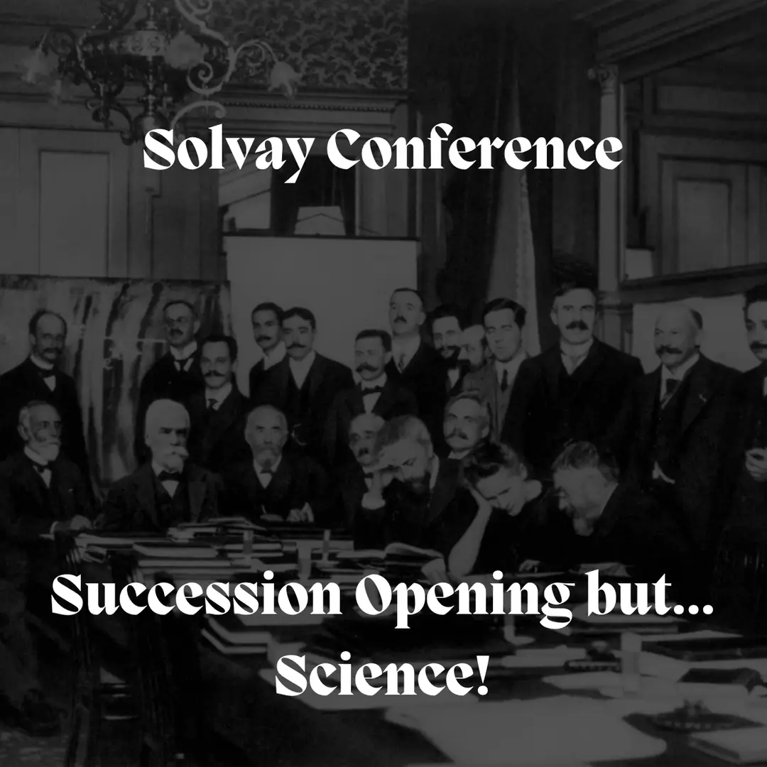 What brought Curie and Einstein together at the Solvay Conference?