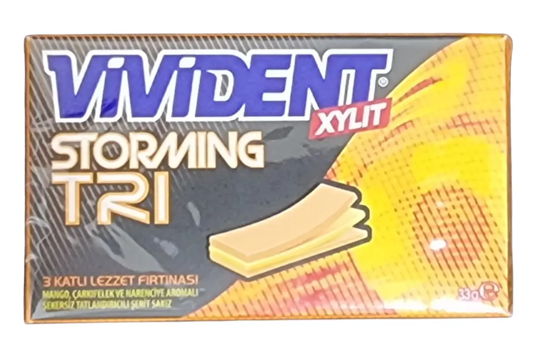 Vivident Sakız Storming Tri Mango Aromalı 33 Gr