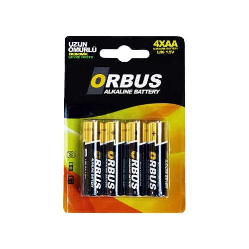Orbus Alkalin Blisterli Kalem Pil 4x1.5 V