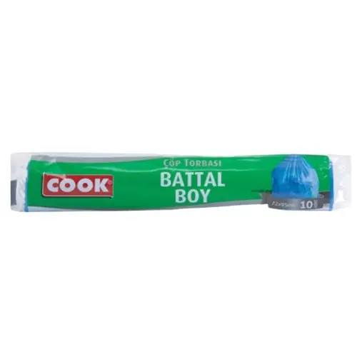 Cook Battal Boy Çöp Poşeti 10'lu