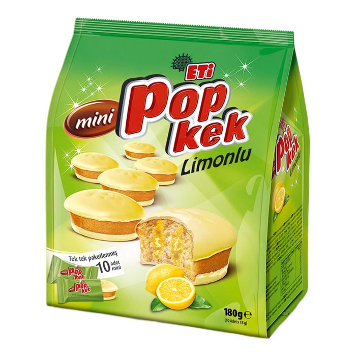 Popkek Mini Limonlu Kek 180 Gr
