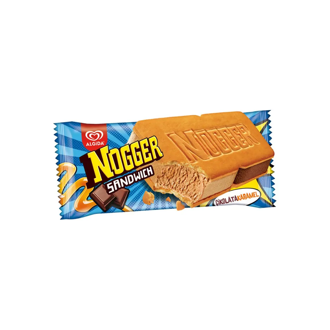 Algida Nogger Sandwich Full Karamel 145 Ml