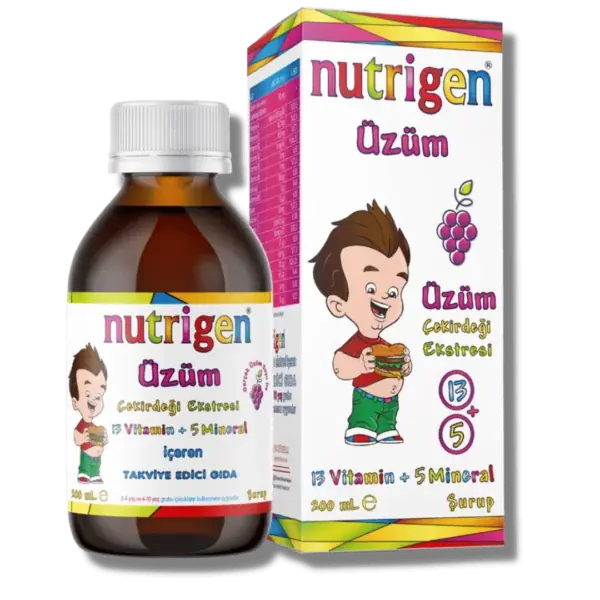 Nutrigen Üzüm Çekirdeği Ekstresi Multivitamin 200 ml Şurup Fiyatı