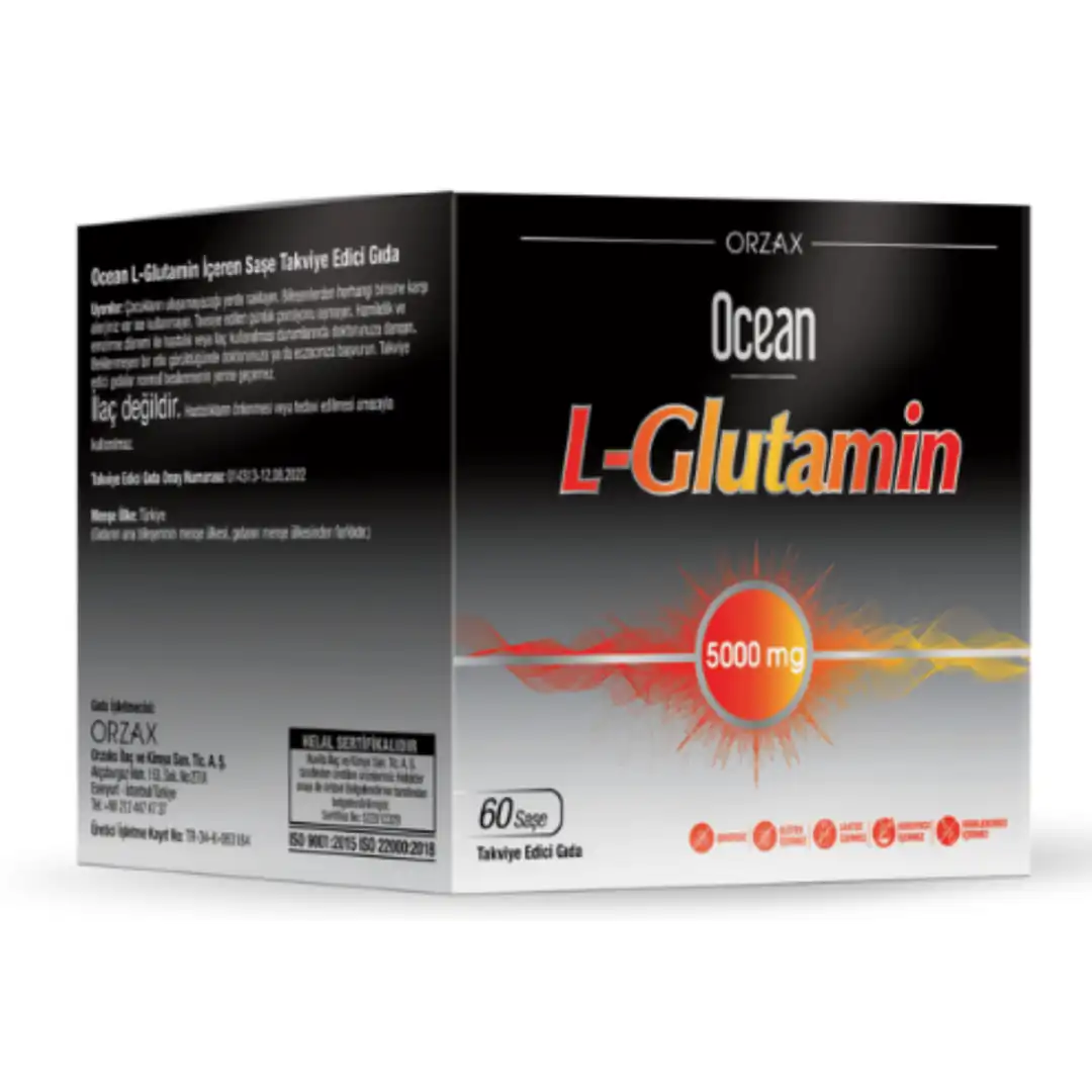 Ocean L-Glutamin 5000 mg 60 Saşe Ürün Fiyatı ve Yorumları