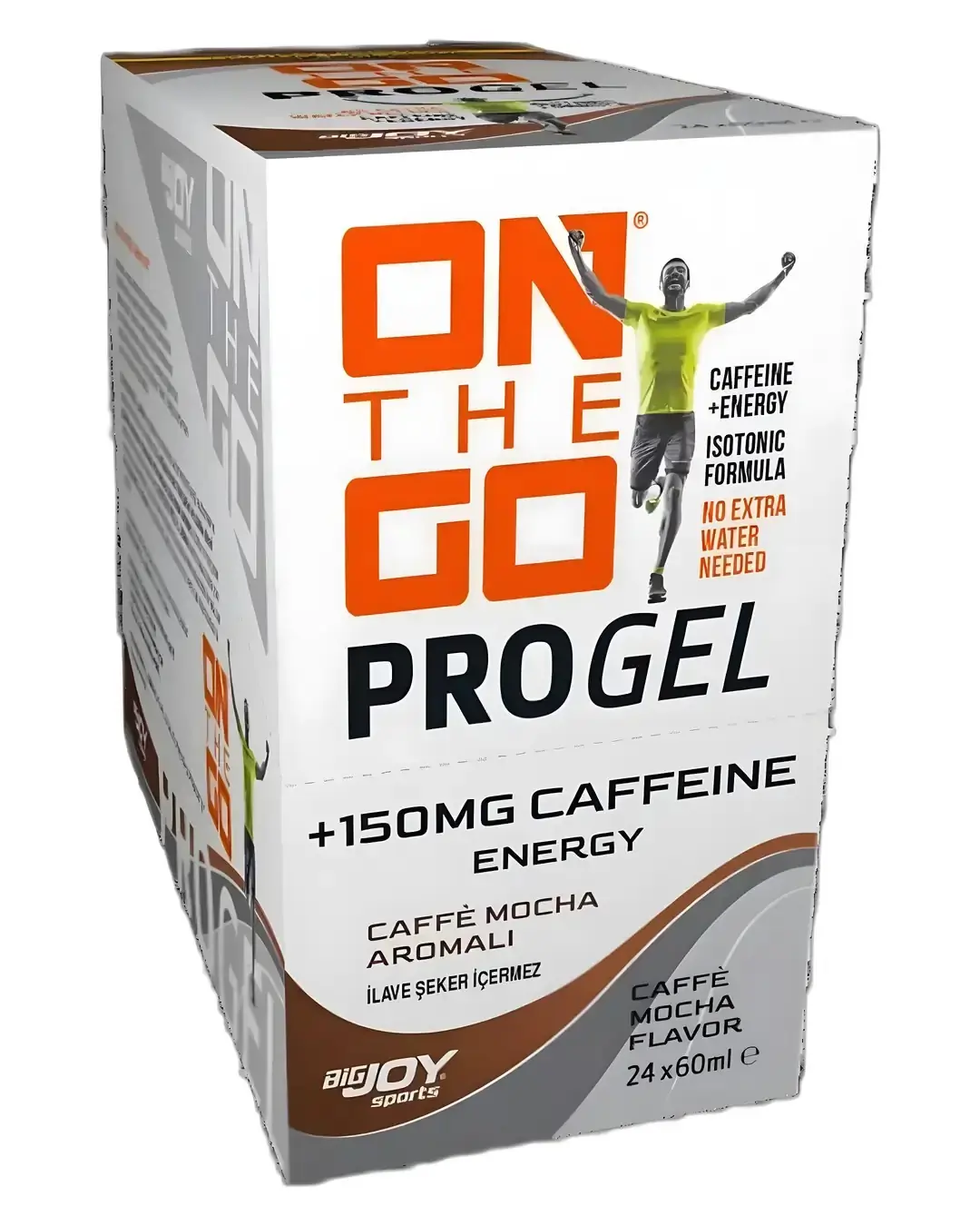 On The Go Progel + Electrolyte Caffeine 24 x 60 ml