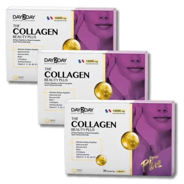 Day2Day The Collagen Beauty Plus Mango Aromalı 3 Adet 30x40 ml Tüp Ürün ...