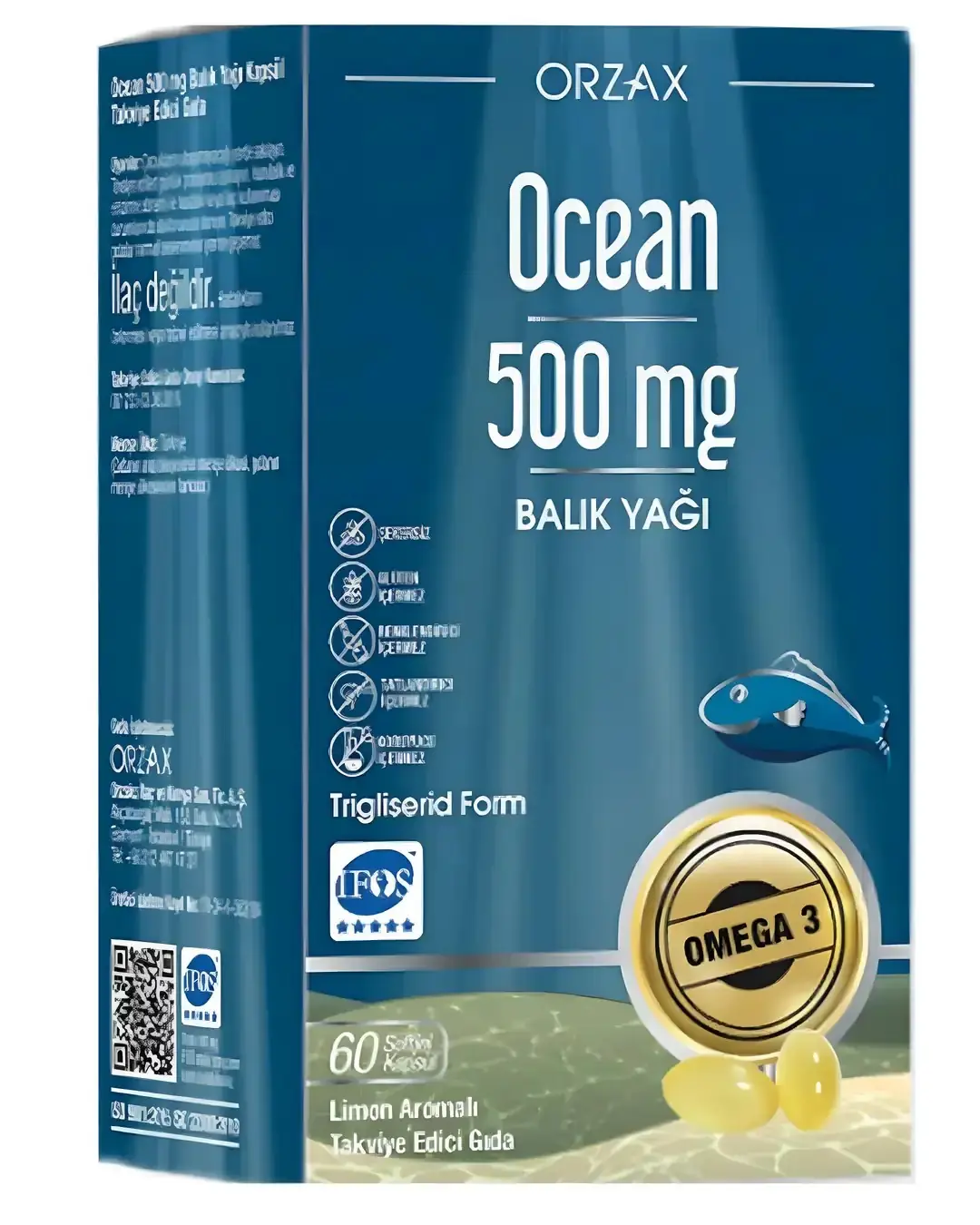Orzax Ocean 500mg 60 Kapsül Fiyatı ve Yorumları