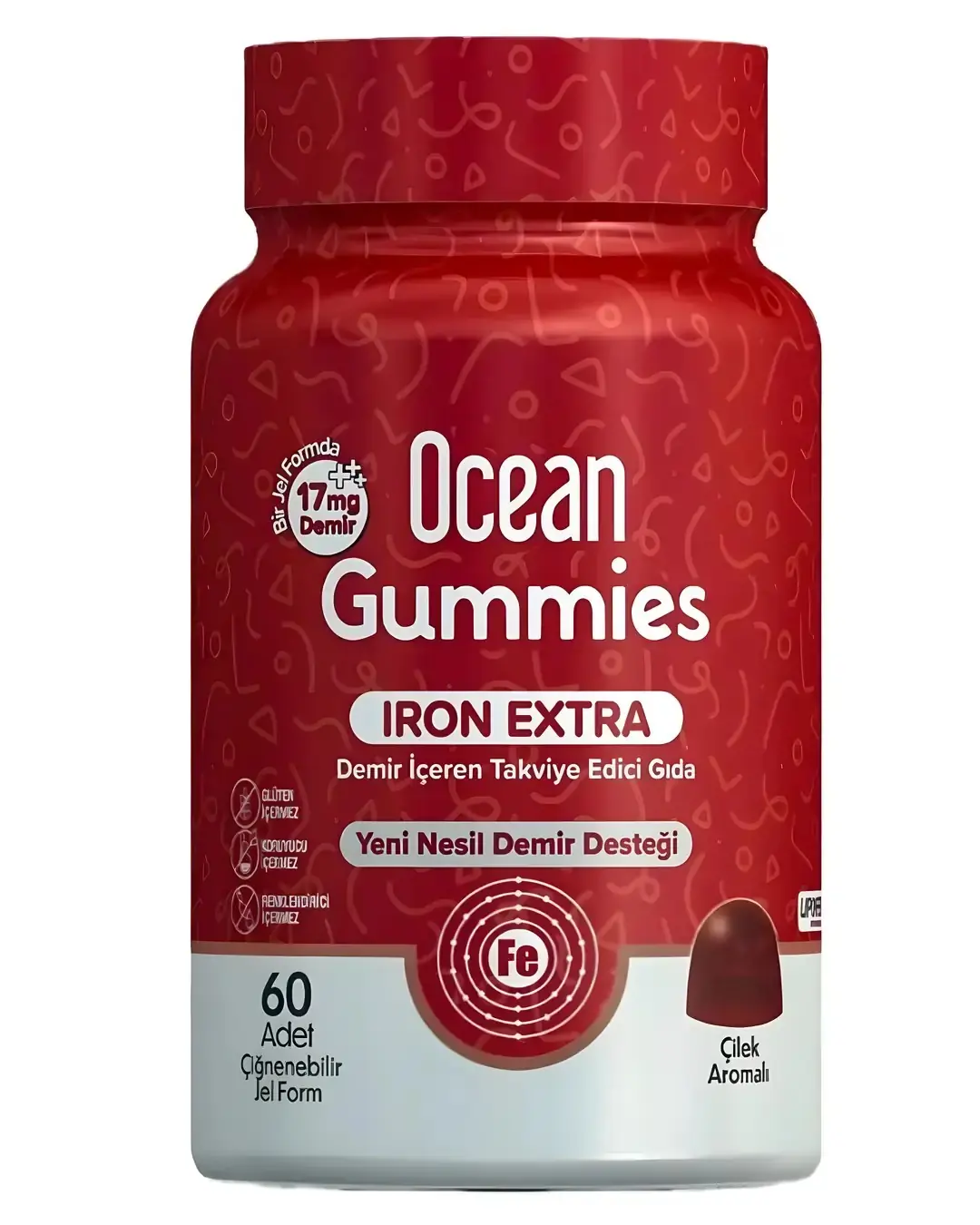 Orzax Ocean Gummies Iron Extra Demir İçeren Takviye Edici Gıda 60 Adet ...