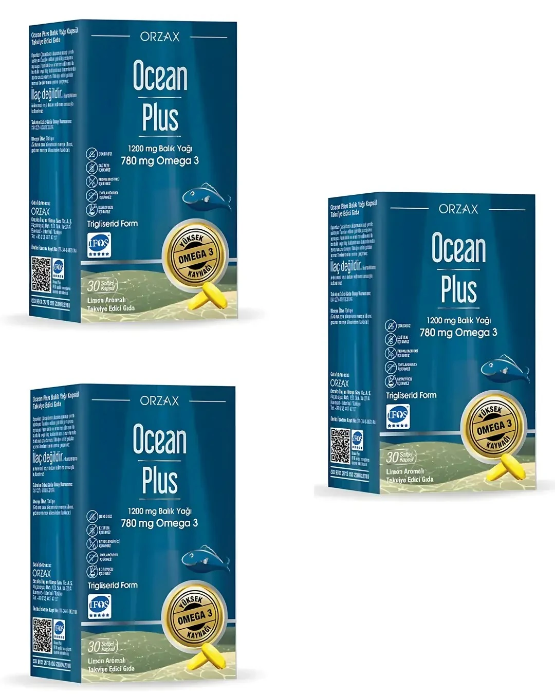 Orzax Ocean Plus 30 Kapsül (3 AL 2 ÖDE) Fiyatı ve Yorumları