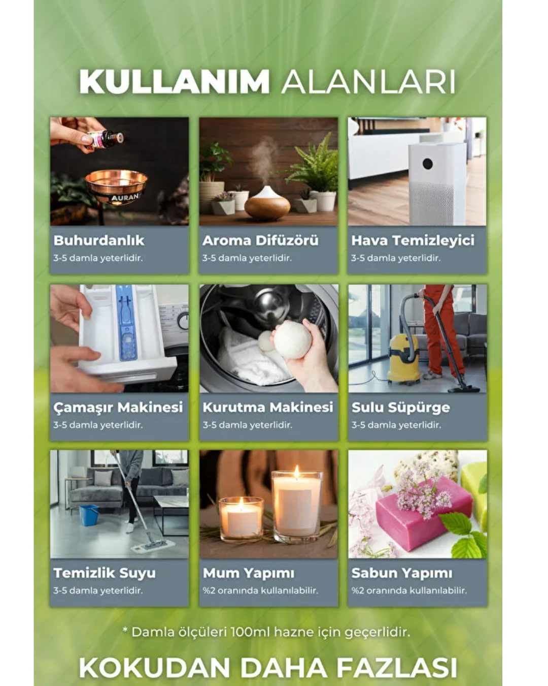 AURAN Favori Set Esansiyel Uçucu Yağ 6x10 ml Fiyatı ve Yorumları