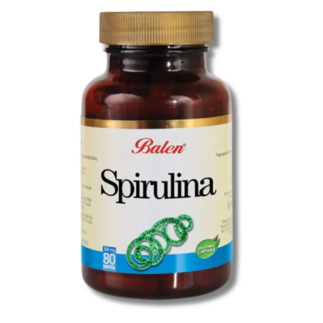 Balen Spirulina 300 mg 80 Kapsül