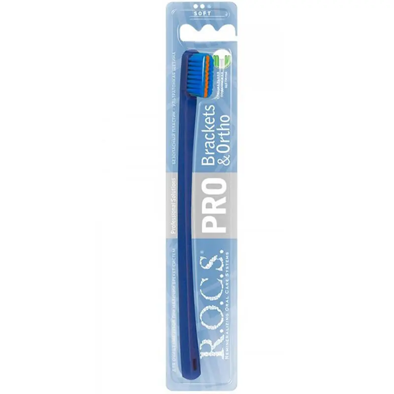 Rocs Pro Brackets Ortho Soft Diş Fırçası - Mavi Ürün Fiyatı ve Yorumları
