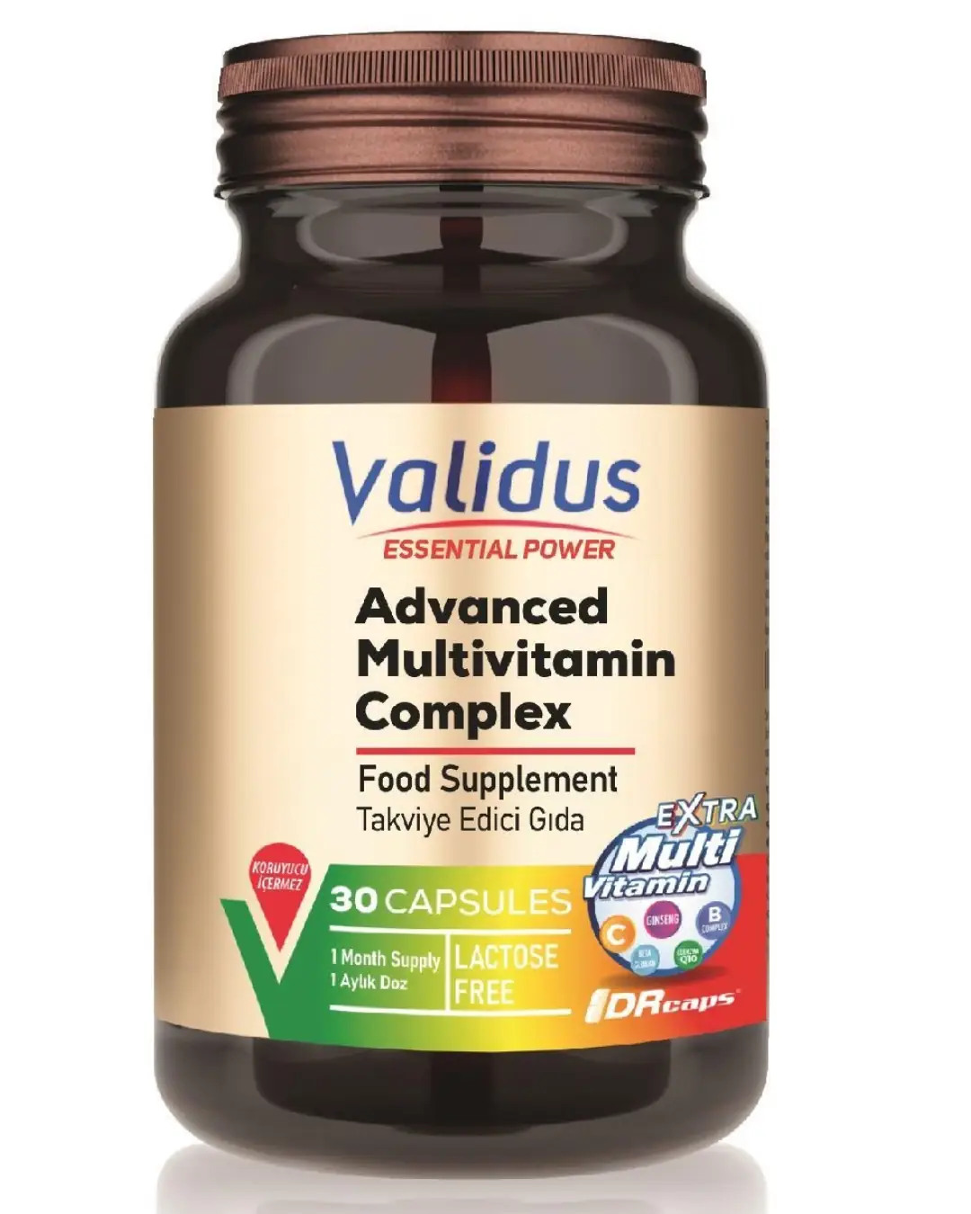 Validus Advanced Multivitamin Complex 30 Kapsül