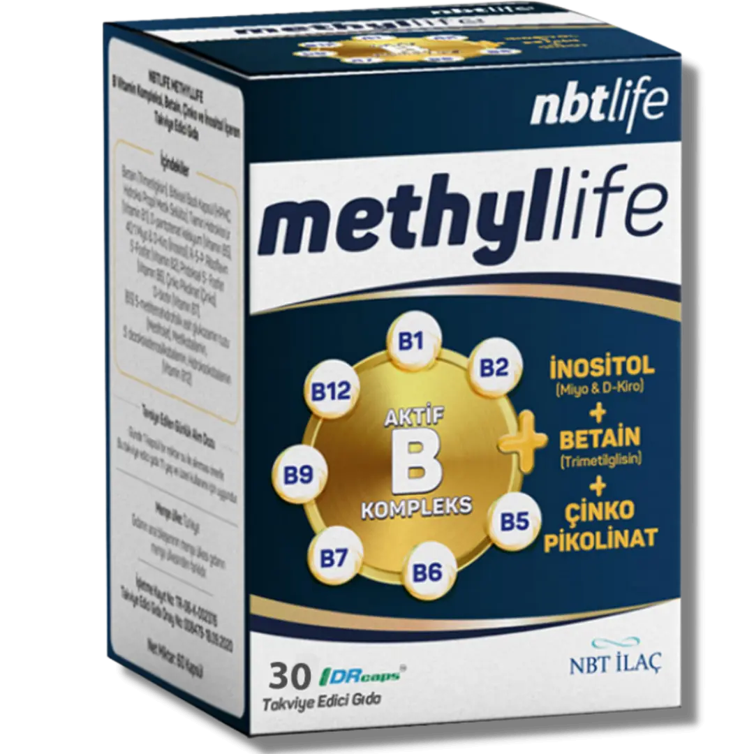 Nbtlife Methyllife Aktif Vitamin B Kompleks 30 Kapsül Ürün Fiyatı ve Yorumları