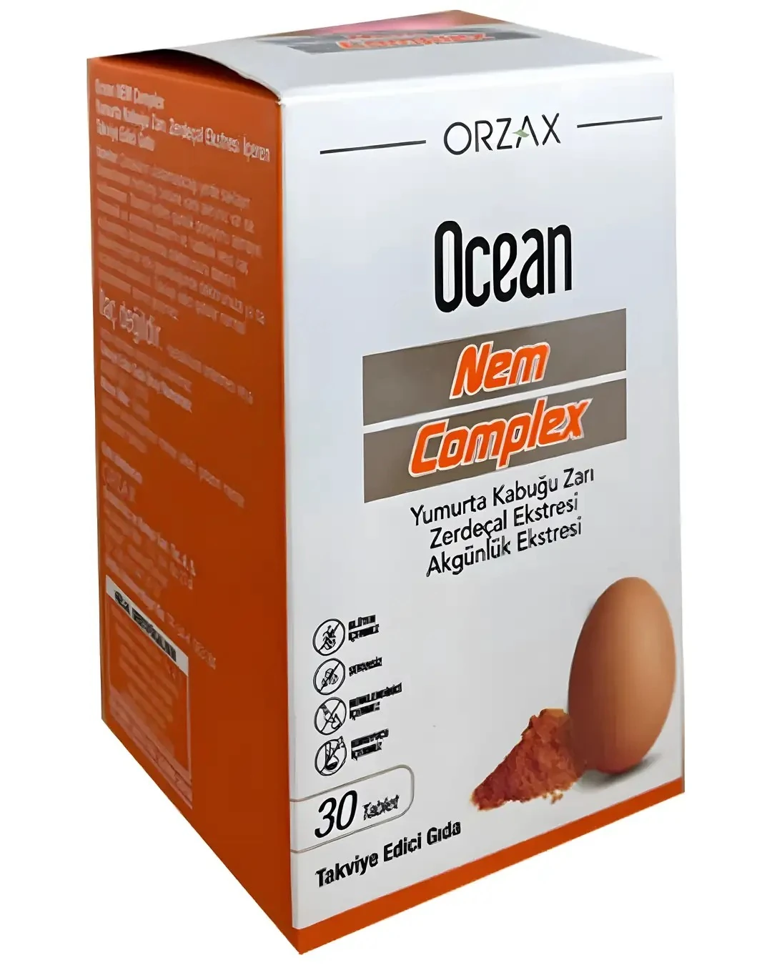 Orzax Ocean Nem Complex Takviye Edici Gıda 30 Tablet Fiyatı