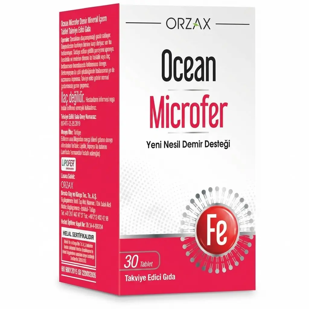 Orzax Ocean Microfer Takviye Edici Gıda 30 Saşe