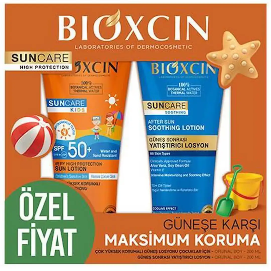 Bioxcin Çocuklar İçin Güneş Bakım Seti-400ml.