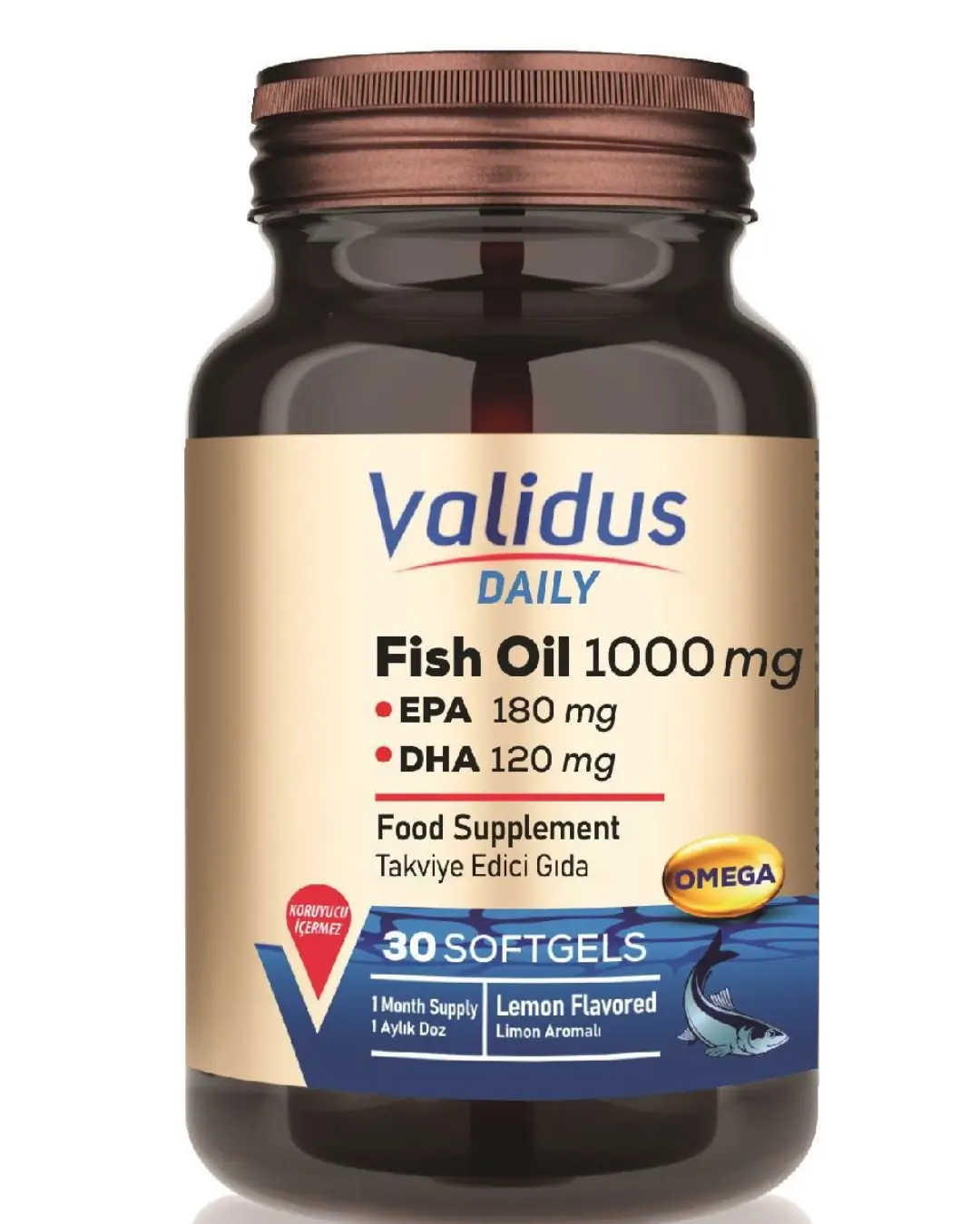 Validus Daily Omega-3 1000 mg 30 Softgel Fiyatı ve Yorumları