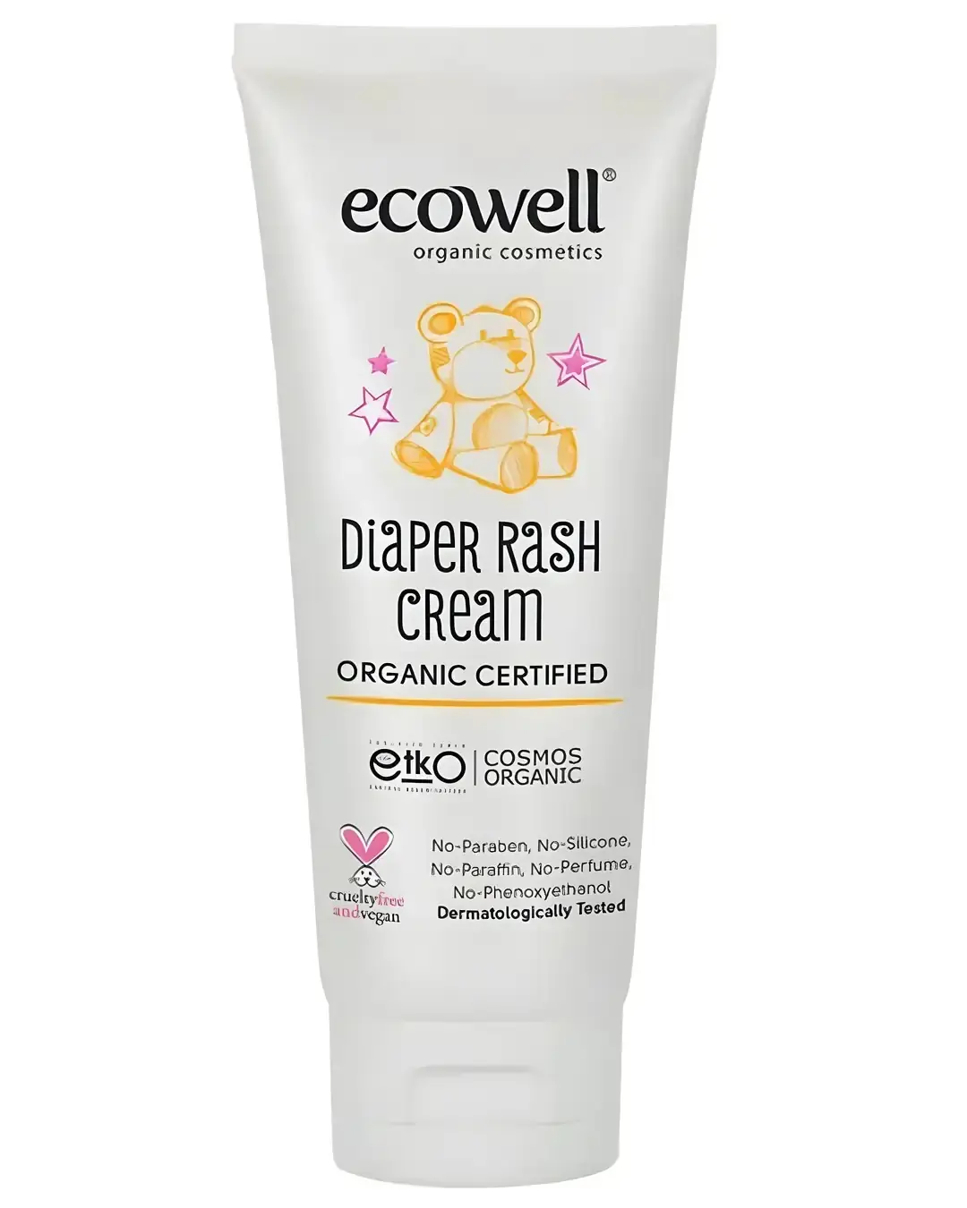 Ecowell Organik Bez Bölgesi Bakım Kremi 110 gr