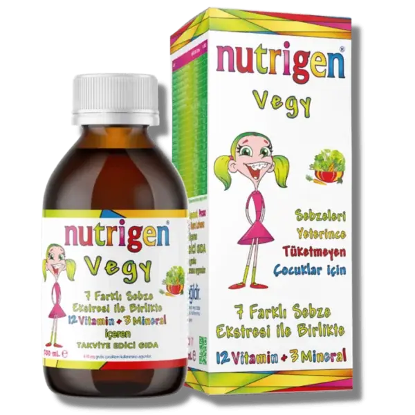 Nutrigen Vegy Sebze Yemeyen Çocuklara Özel 200 ml Şurup Ürün Fiyatı ve ...