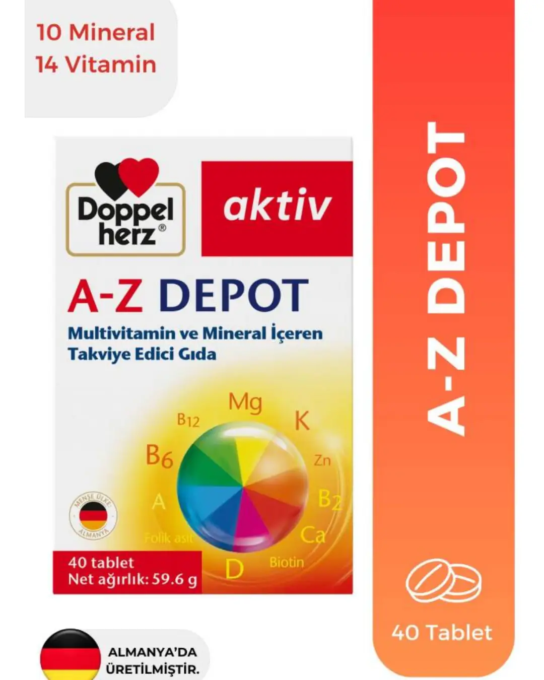 Doppelherz A-Z Depot Multivitamin 40 Tablet Fiyatı ve Yorumları