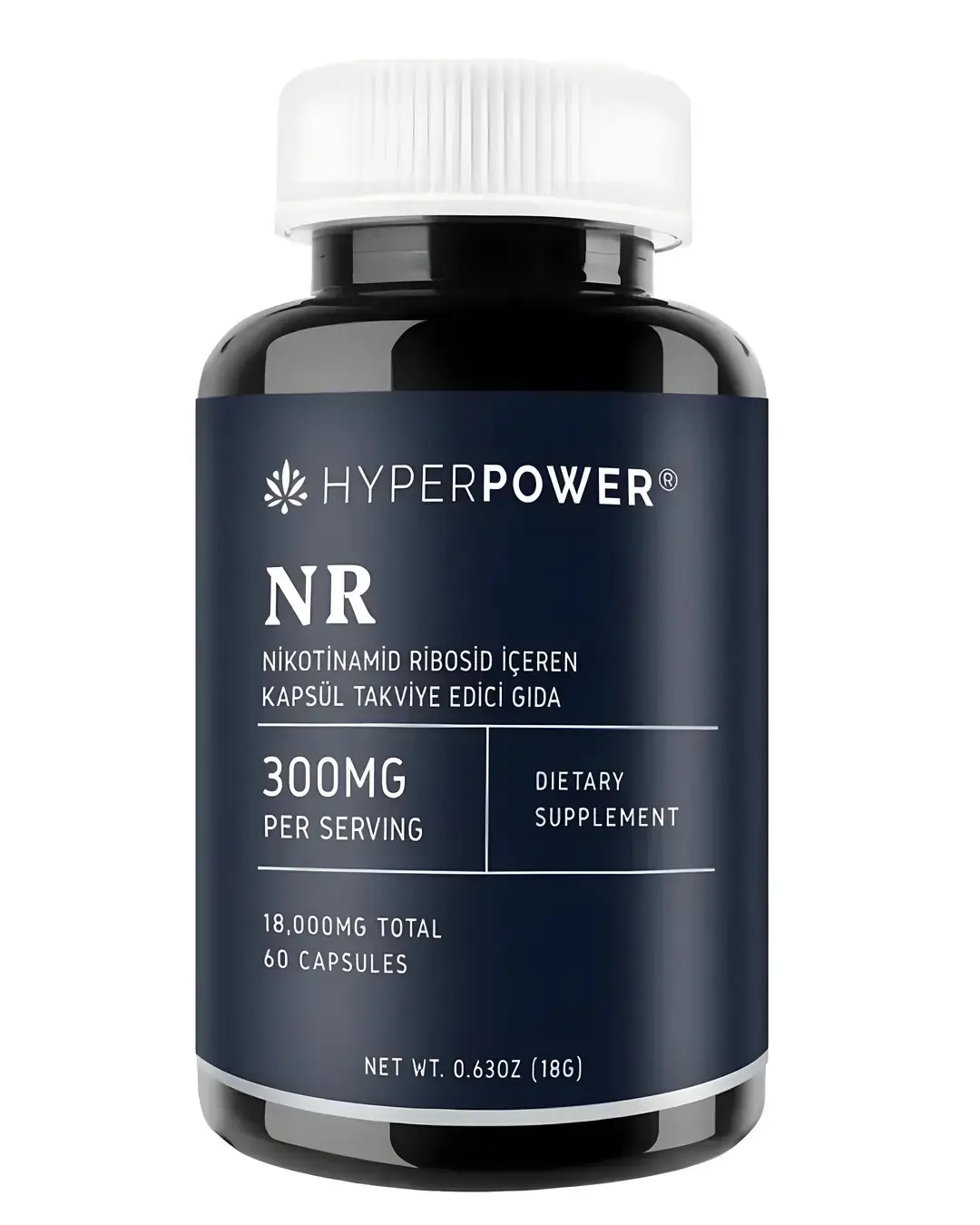 Hyperpower Nicotinamide Riboside (NR) 300 Mg 60 Kapsül NAD Öncüsü