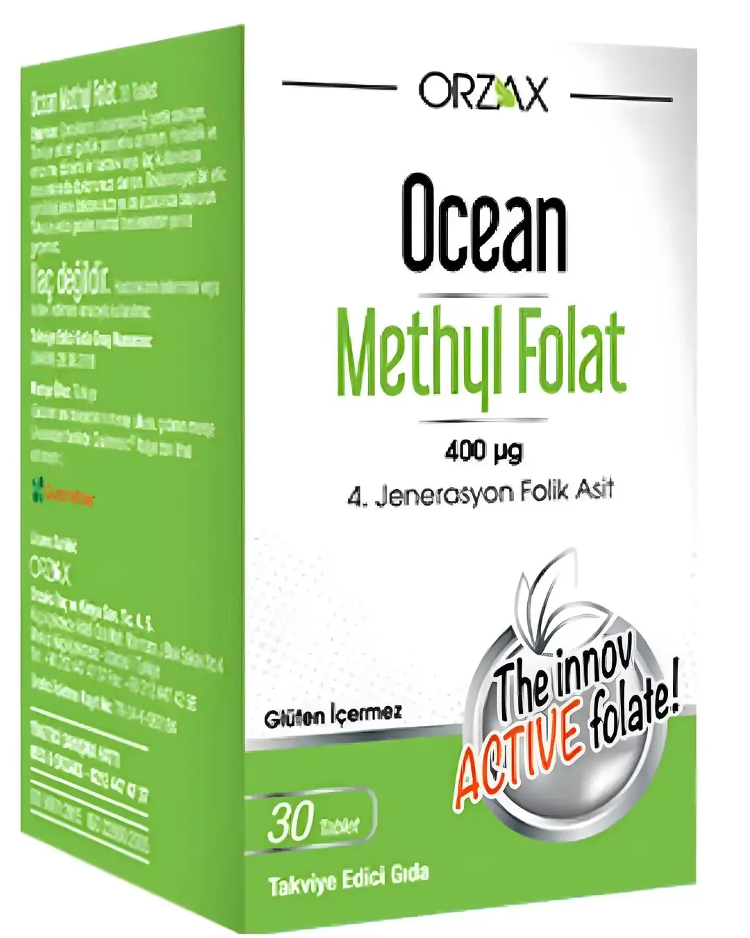 Orzax Ocean Methyl Folat 30 Tablet Fiyatı ve Yorumları